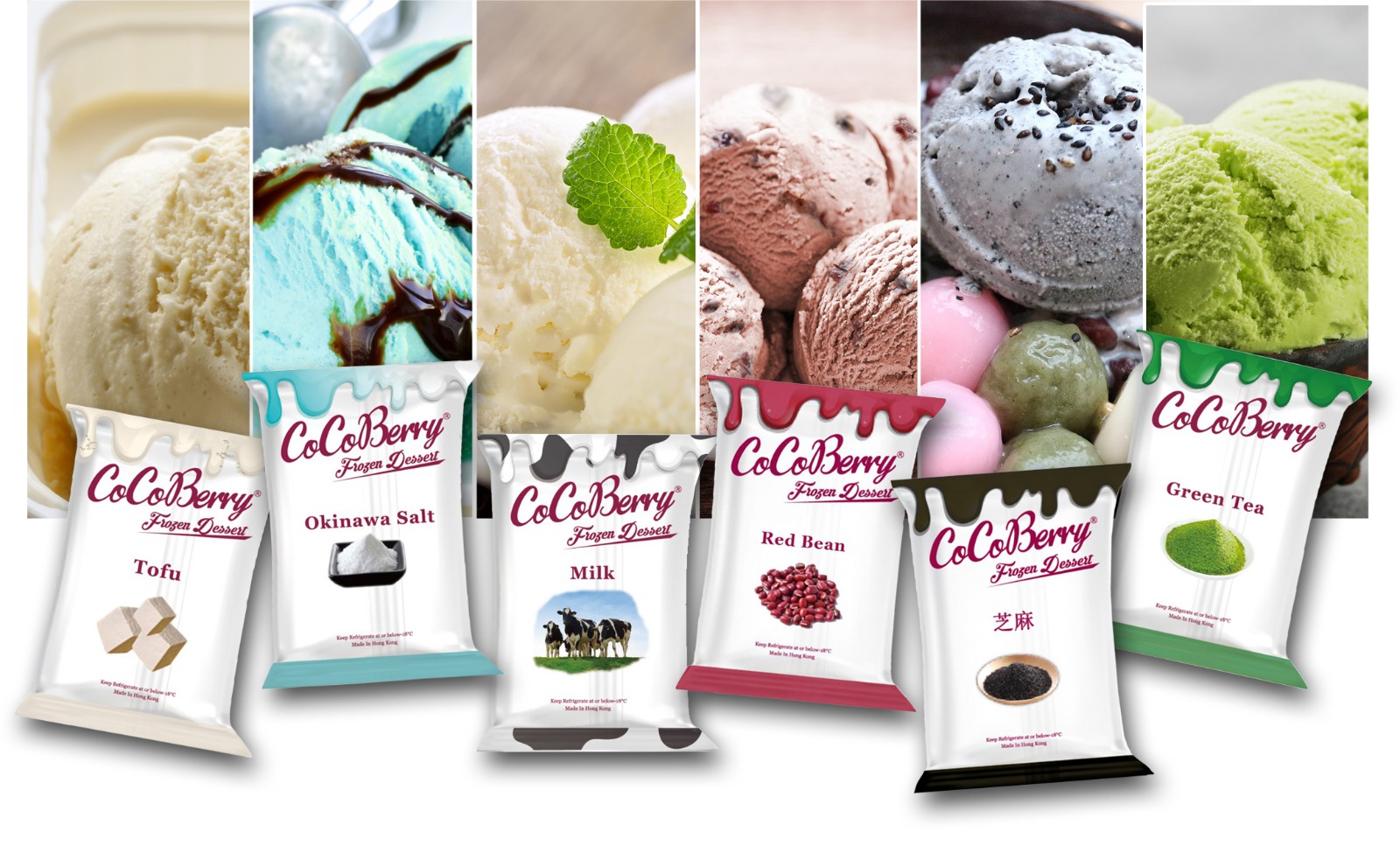 CocoBerry雪糕波波家庭裝 – 日式餐（6球） | HKJJAshop - 優質網上商店